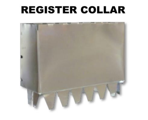 4x10x10 Metal Register Collar - Harbro Supply