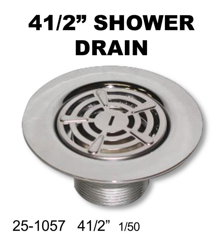 Shower Drain W/Lock Nut - Harbro Supply