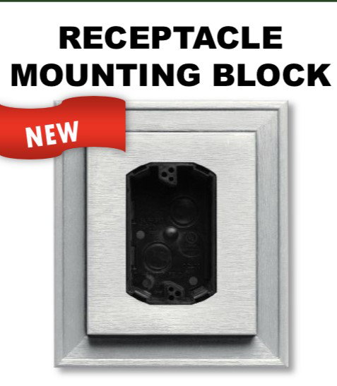 Receptacle Mounting Block - Harbro Supply