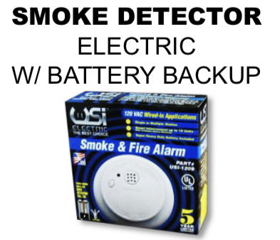 Electric Smoke Detector - Harbro Supply