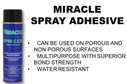 Miracle Spray Adhesive - Harbro Supply