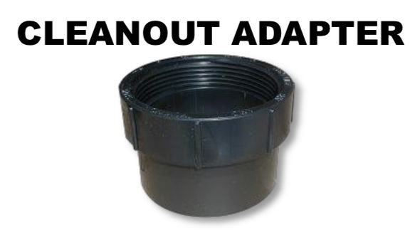 3" CLean Out Adapter - Harbro Supply