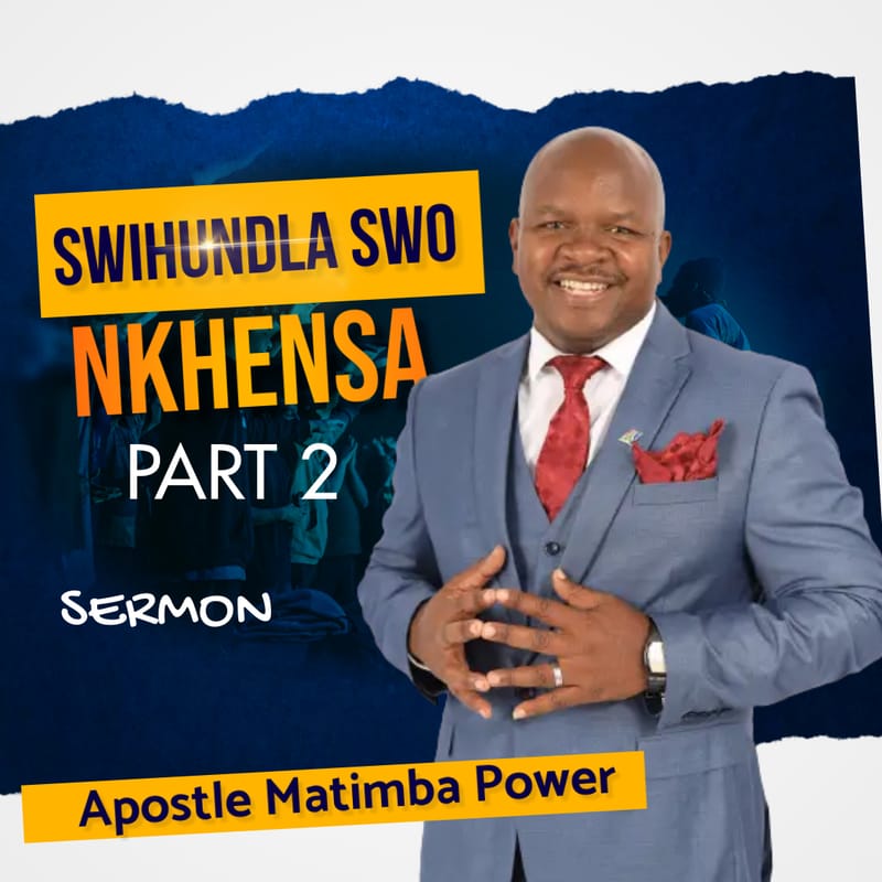 KINGDOM MINDSET ON WEALTH SERMON PART 1 - MATIMBAPOWER.COM