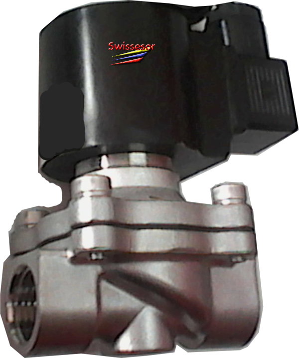Electro-Válvula 2/2 vías G1/2" INOX acción directa bobina DIN