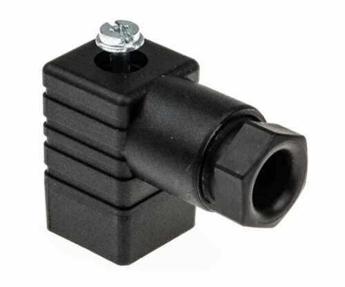 Conector DIN 43650 iluminado para válvula, tipo A