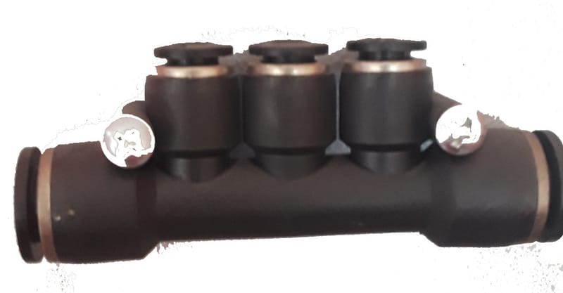 Manifold neumático 3-way