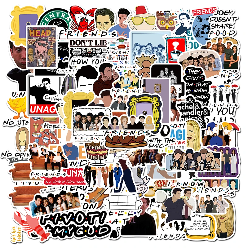 Friends Stickers 4K - Asia Store