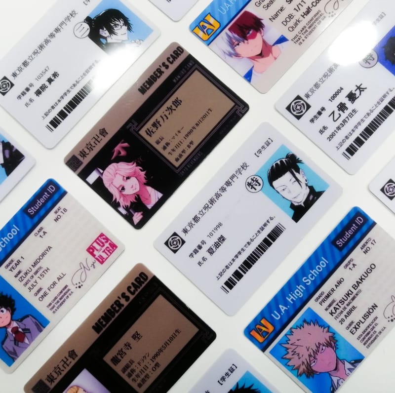 ID Characters Anime Cards - Asia Store