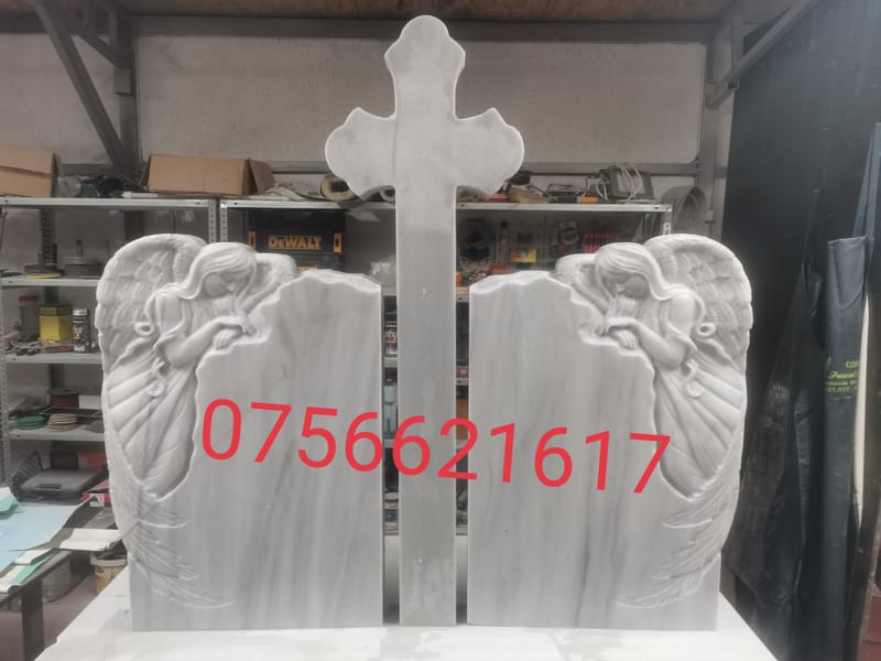 Monument marmura dublu nr 1 - Monumente marmura&granit