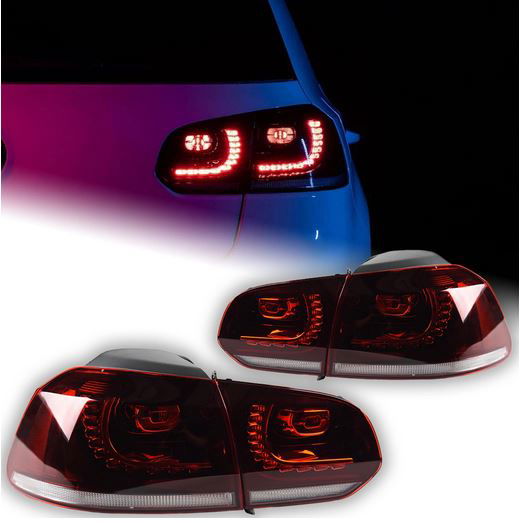 LED Taillight High Quality Back Rear Tail Lamp Lights for VW Golf 6 Mk6 ...