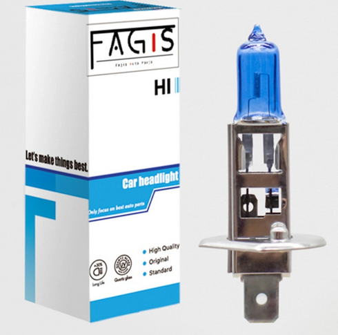 H3 24V 70W Blue Super White Headlight Auto Halogen Bulb - GermAutoParts