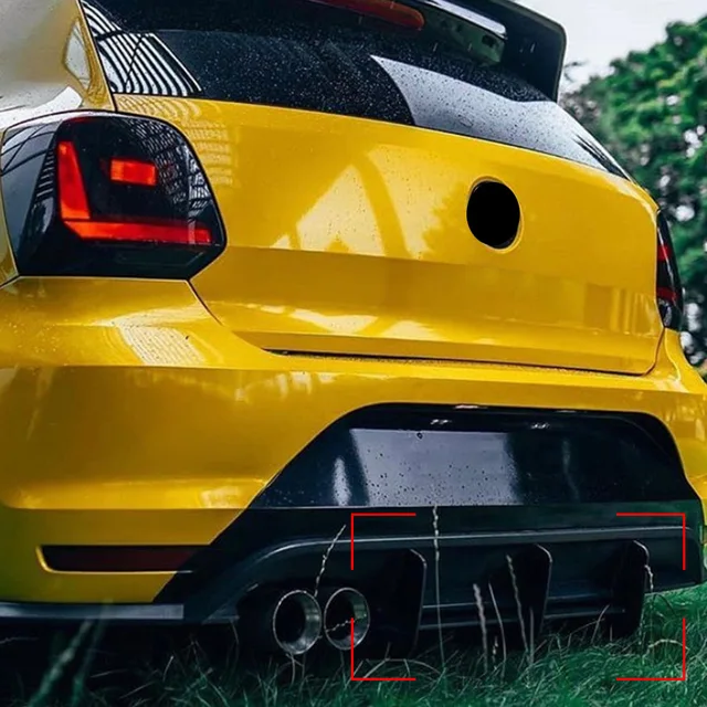 For 2011-2018 VW Polo GTI Rear Bumper Diffuserspoiler lip protector ...