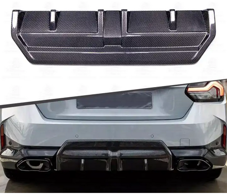 Auto rear bumper body kit carbon fiber ducktail diffuser for BMW G42 MP ...