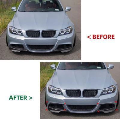 E90 Hot Sale Car Styling Front Fog Lamp Decoration for Bmw 3 Series E90 ...