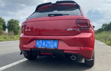 Automotive Parts Rear Diffuser For 2019-2020 Volkswagen VW Polo Upgrade ...