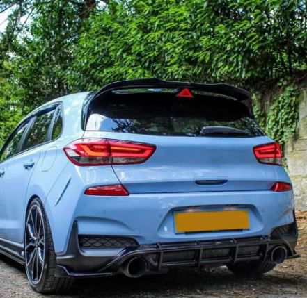 Hot Sale Gloss Black or Carbon look Rear Trunk Roof Tail Wing Spoiler ...