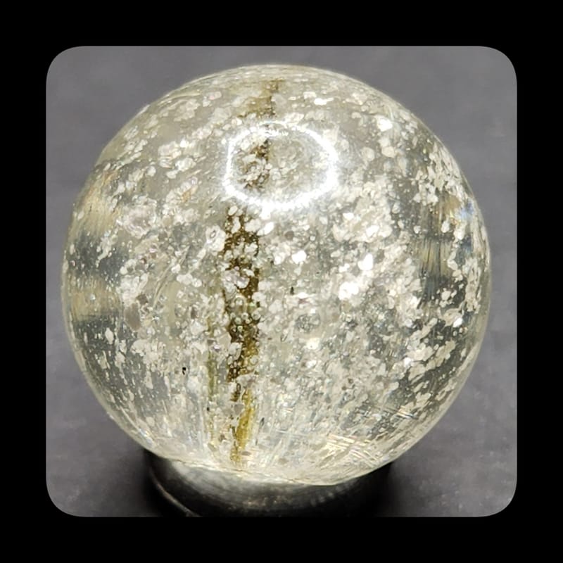 3/4"+ VHTF Double layered Clear Mica Shooter with Mica & fi...