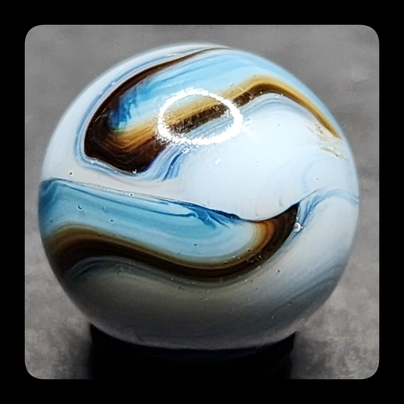 19/32" VHTF Heaton named "Ice Berg" Swirl MINT - Mic'sMibs