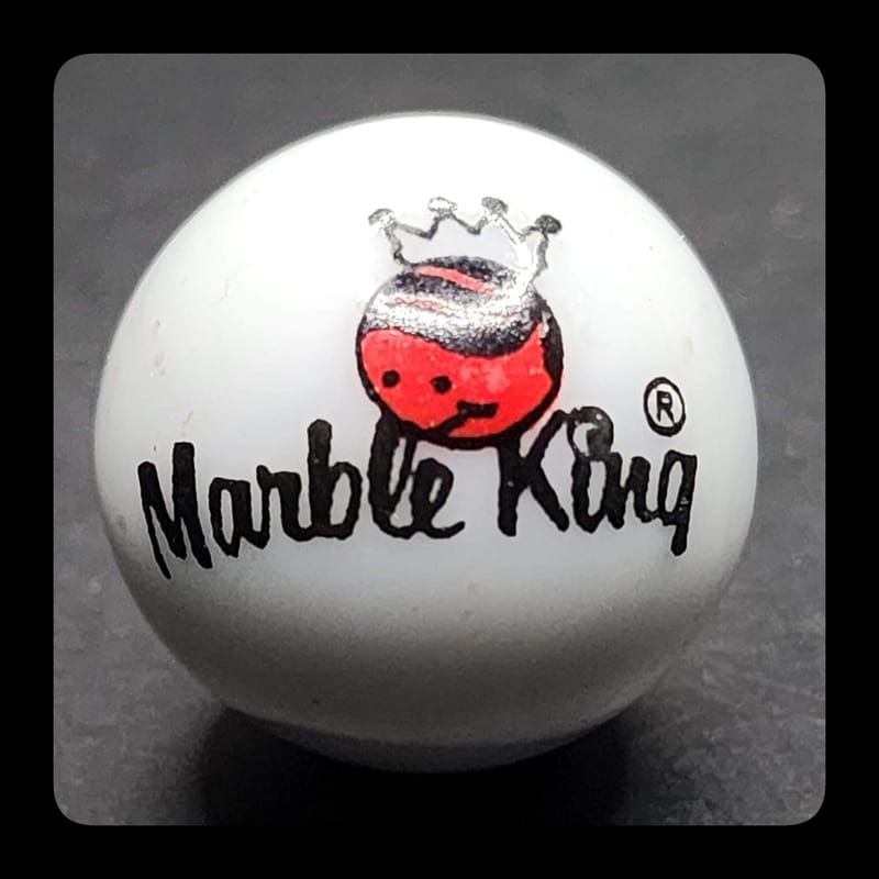 1.00"- Official Marble King Logo Marble MINT - Mic'sMibs