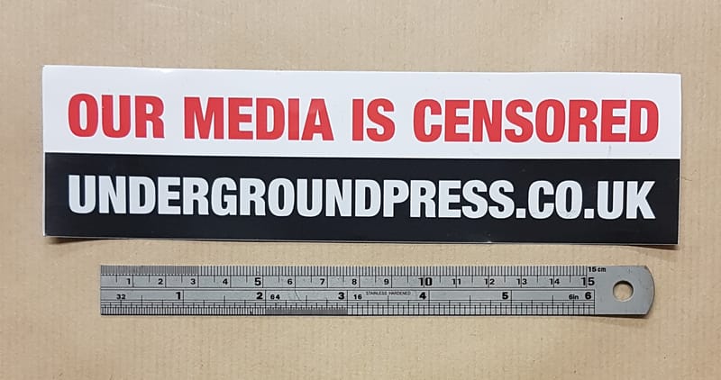 Stickers - UNDERGROUND PRESS