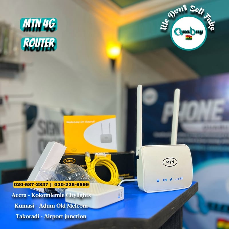 𝐌𝐓𝐍 𝐁𝐫𝐨𝐚𝐝𝐛𝐚𝐧𝐝 𝟒𝐆 𝐑𝐨𝐮𝐭𝐞𝐫 - QuaBuy Ghana