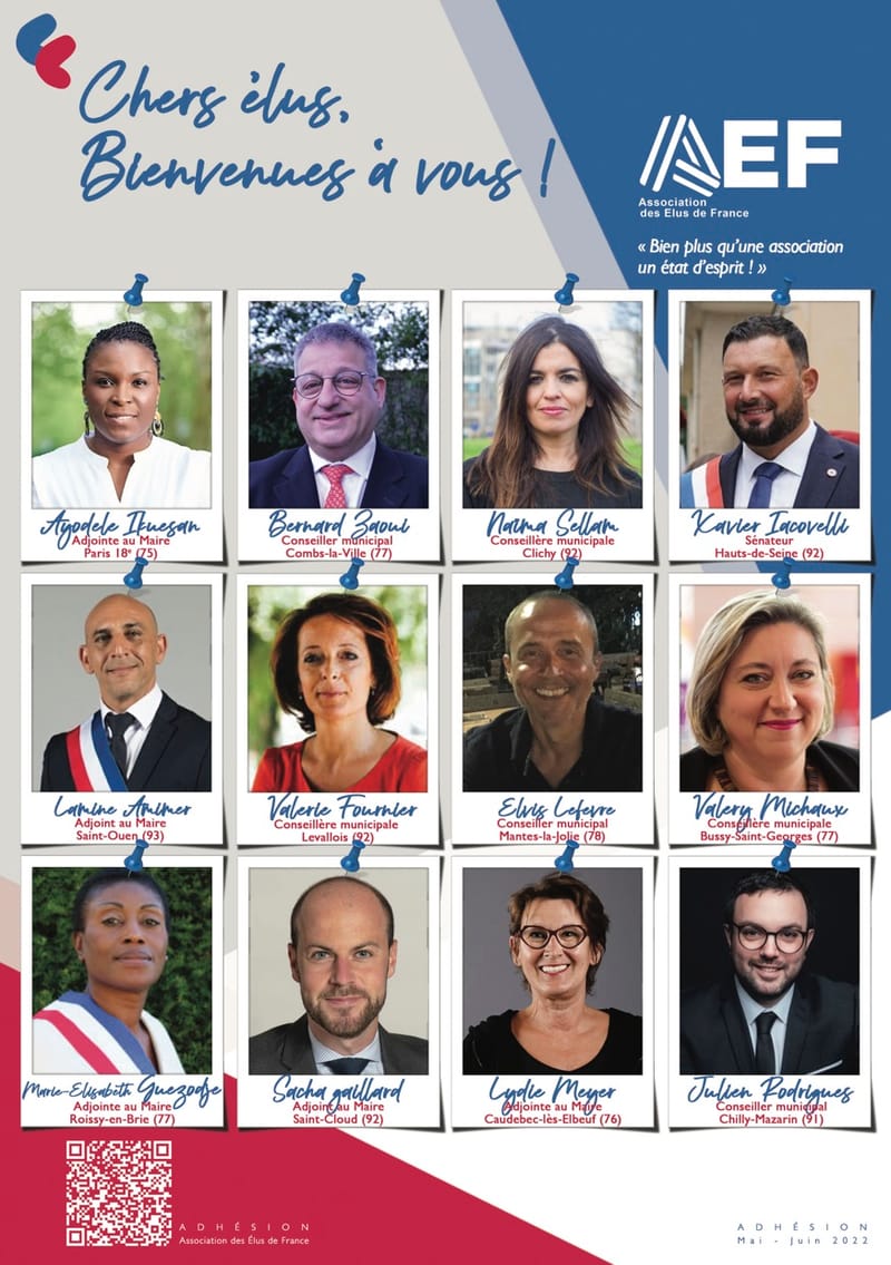 Élus membre de l'AEF - Association des Élus de France