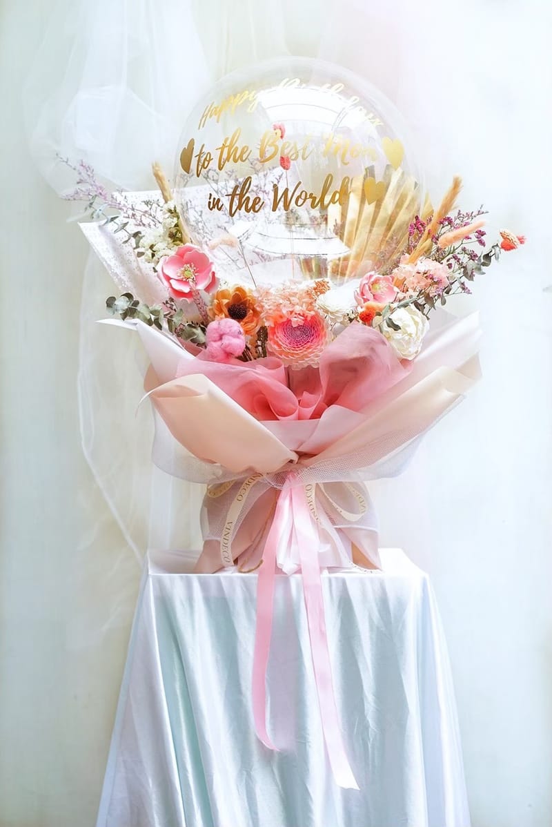 Ballon Bloom box - Vindeco Florist