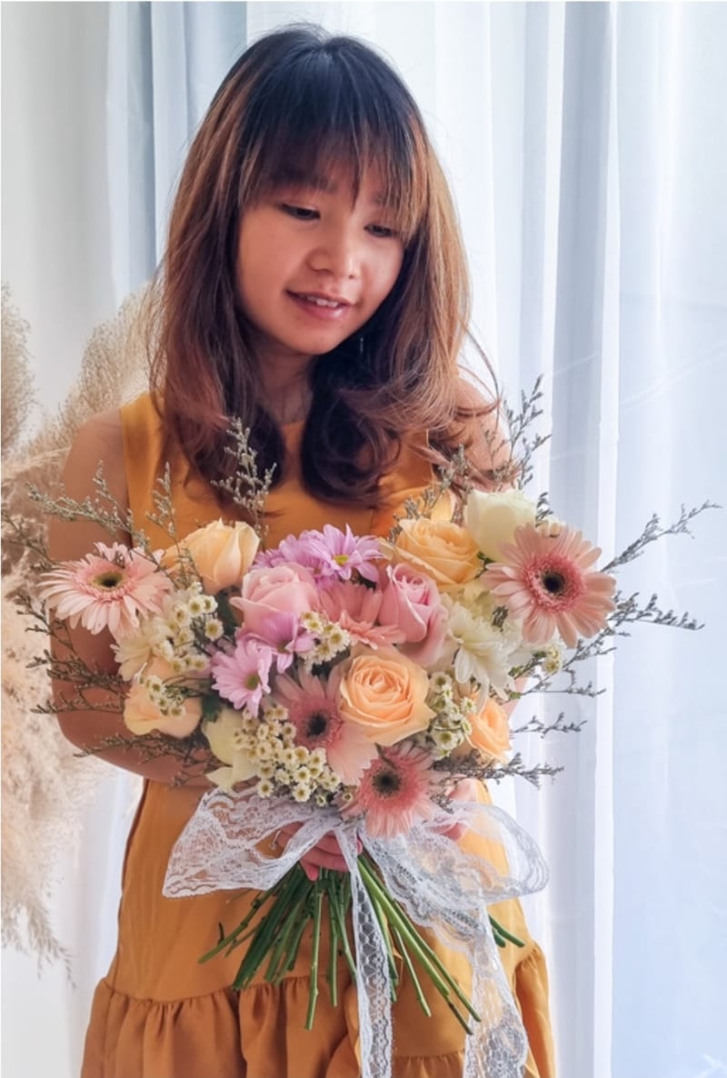 Favorite pastel (model kipas) - Vindeco Florist