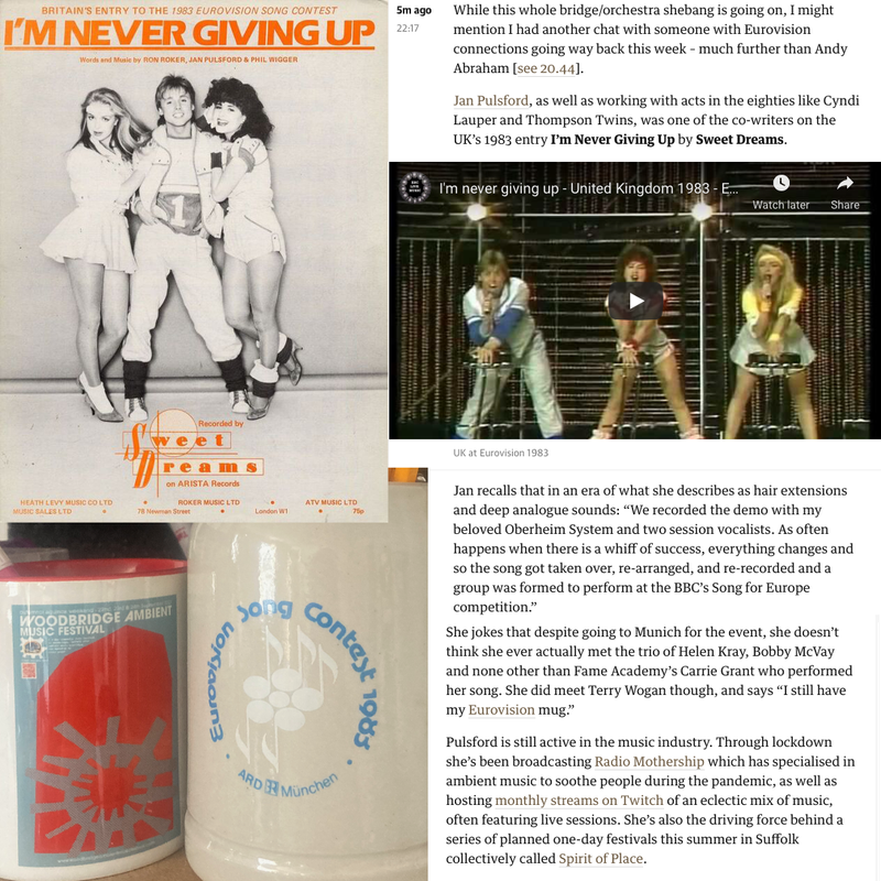 Eurovision - so uncool it's cool - Jan Pulsford - a life in #hashtags