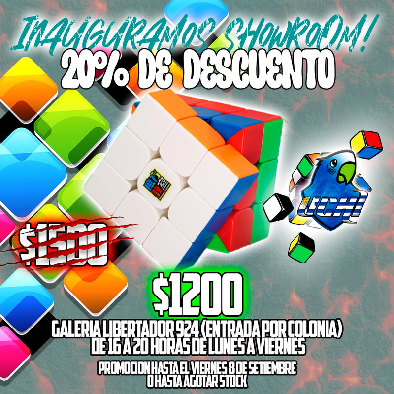 Moyu RS3M Promocion - UCHI Uruguay - Cubos Magicos