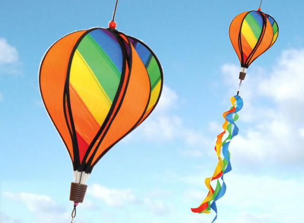 Small Hot Air Balloon - Sunburst - skyblue leisure