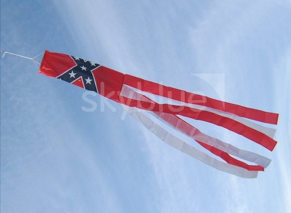 Confederate Flag Sock - skyblue leisure