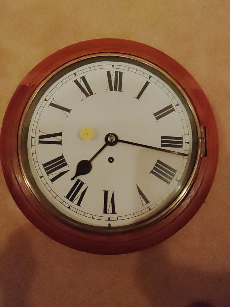 CLOCK A. £200 . SOLD - Fusee Frank . The Dial clock man.