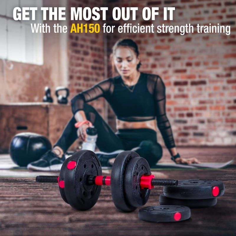 55kg adjustable dumbbell set 2 in 1 - Bull Fitness