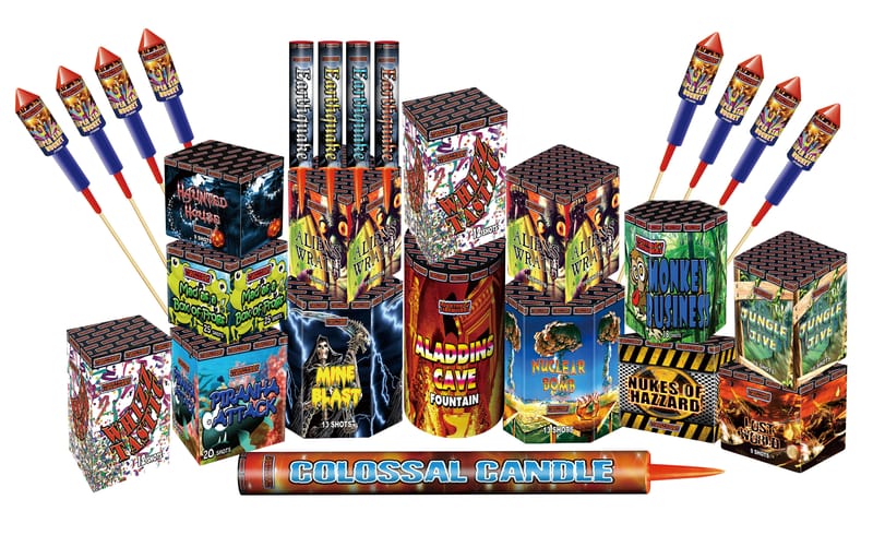 Bonfire Night Display Selection Boxes | Pendlebury Fireworks