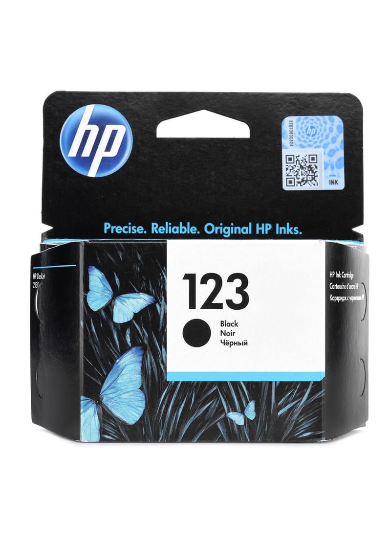 خرطوشة طباعة حبرية HP 123‏ أصلية اسود - Barcode Xpress