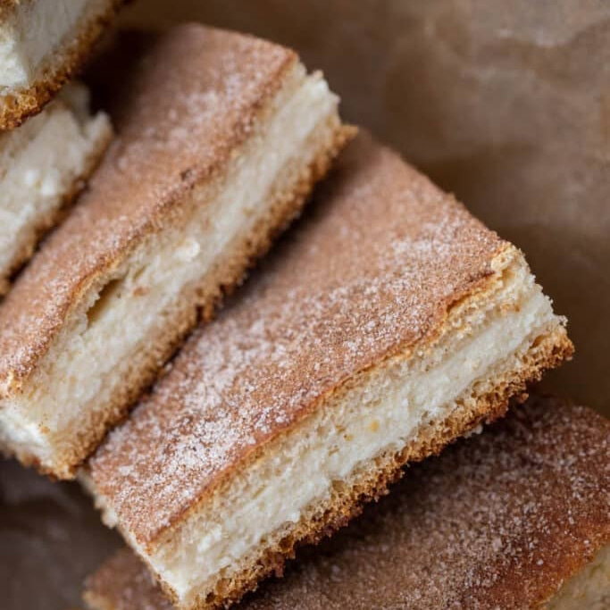 Cinnoman toast Mille Feuille cheesecake - Chef yehudah Jacobs