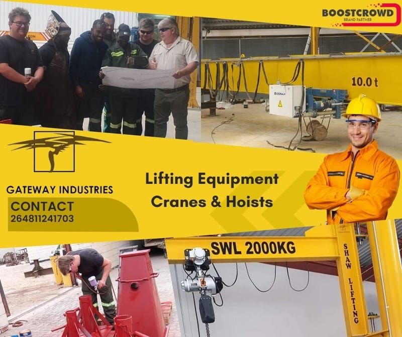 Crane Manufacturing Namibia, pressure testing, Gateway Industries