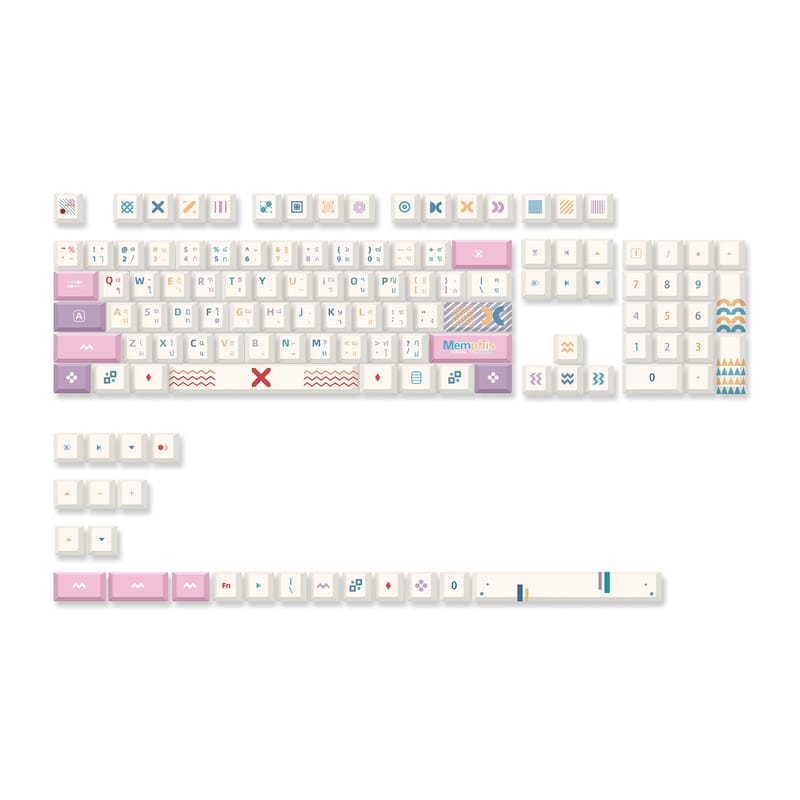 MEMPHIS KEYCAPS SET - CLOWN