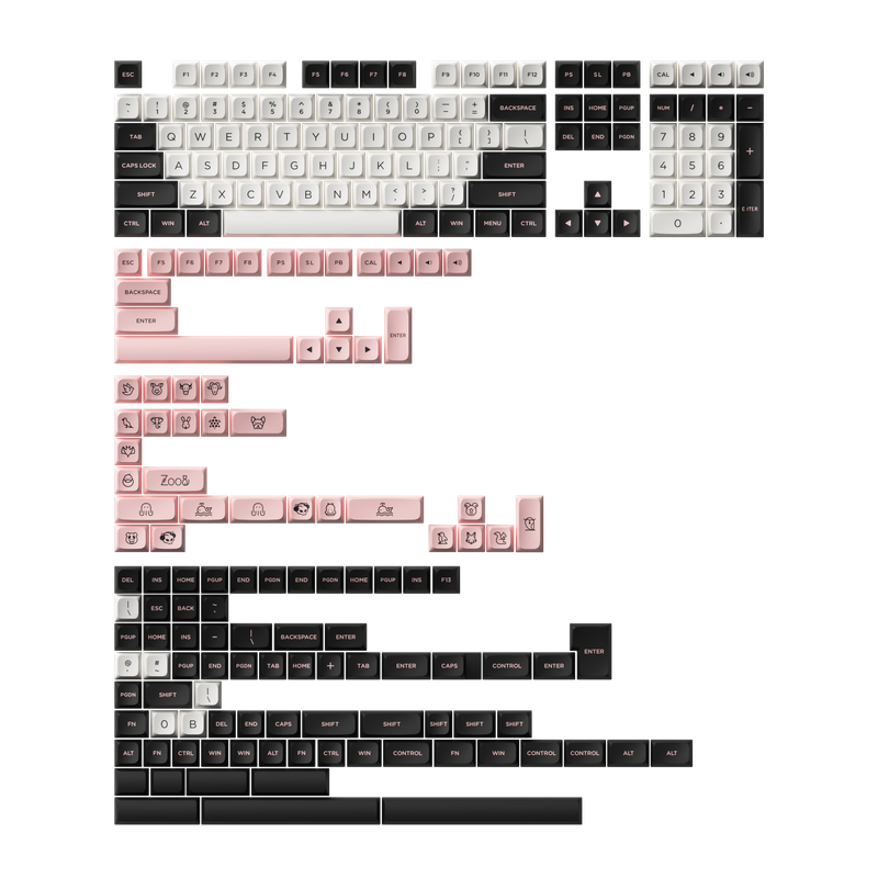 AKKO OLIVIA KEYCAPS SET (227-KEYS) - CLOWN