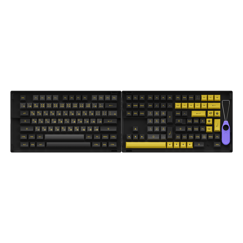 AKKO BLACK & GOLD KEYCAP SET(158-KEY) - CLOWN