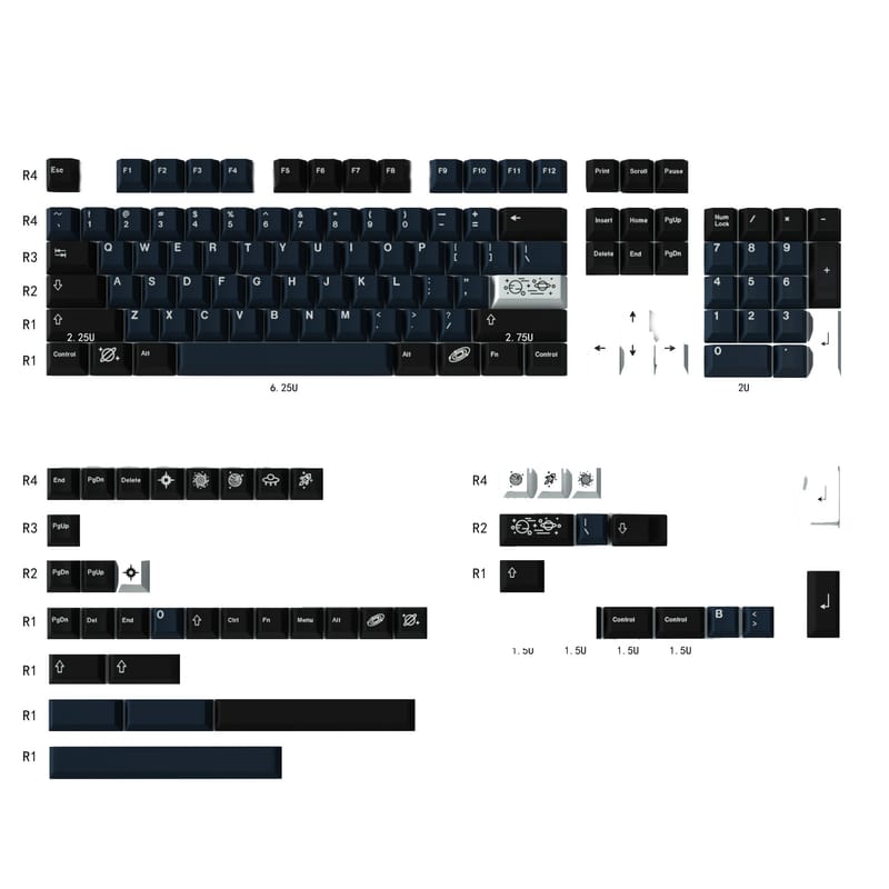 GALAXY KEYCAP SET - CLOWN