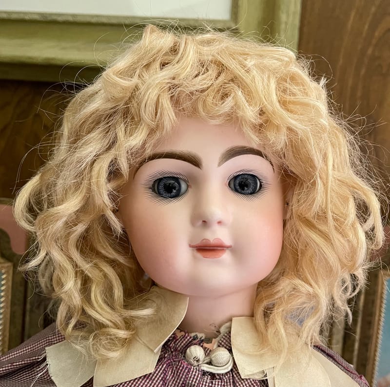 Large Blonde Artist Made Mohair Doll Wig #1 - Hearts Will Play