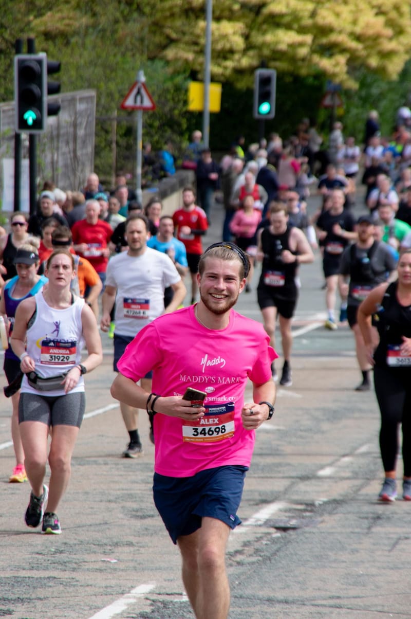 Alex's Marathon for Maddy's Mark - Maddy's Mark - Charity