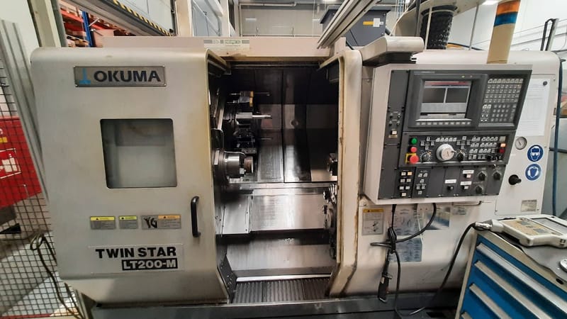 Lathe OKUMA JAPAN cnc multiaxe LT200M Twin Star - ~SINCE 1994~