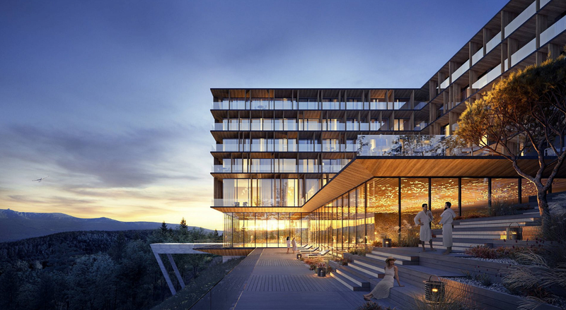 Hotel Renaissance in Innsbruck, Austria - Meier Render