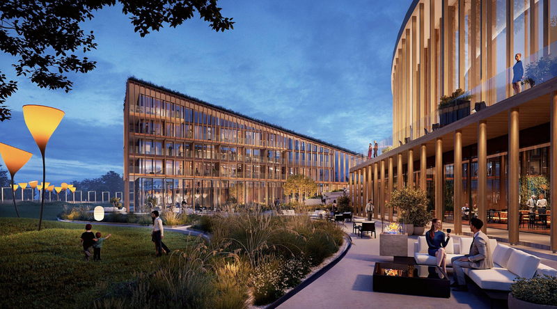 Resort and Business Center in Freiburg, Germany - Meier Render