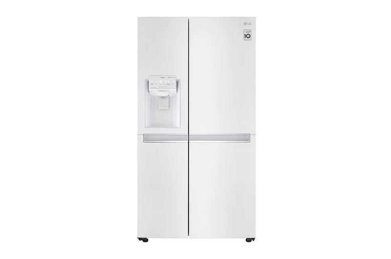 ثلاجة ومجمدة باب داخل باب مع براد ستيل انفيرتر LG GCX-267PHS - Basra Store