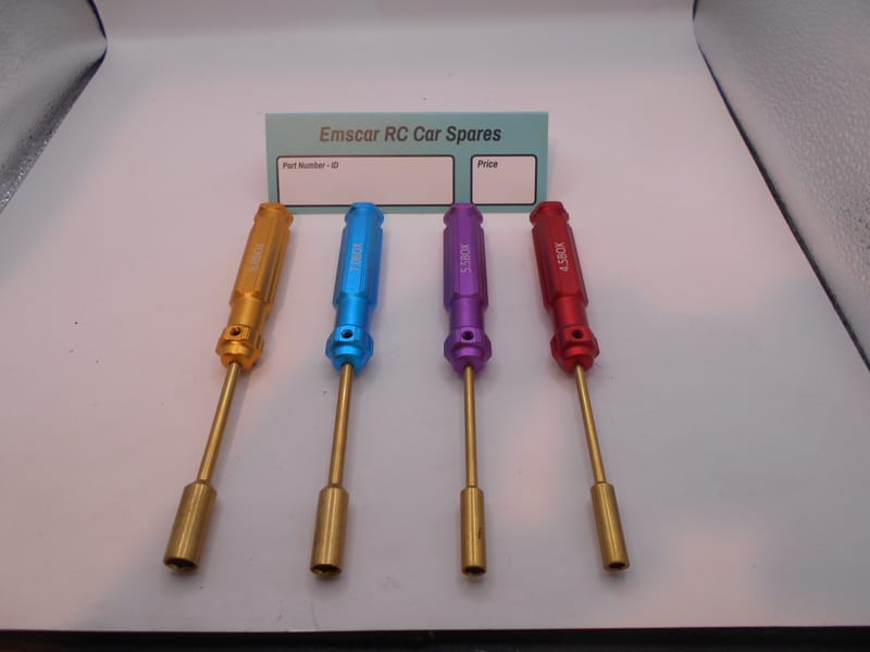 Z Tech Racer edition 4 piece Box driver set - Emscar RC Car Spares