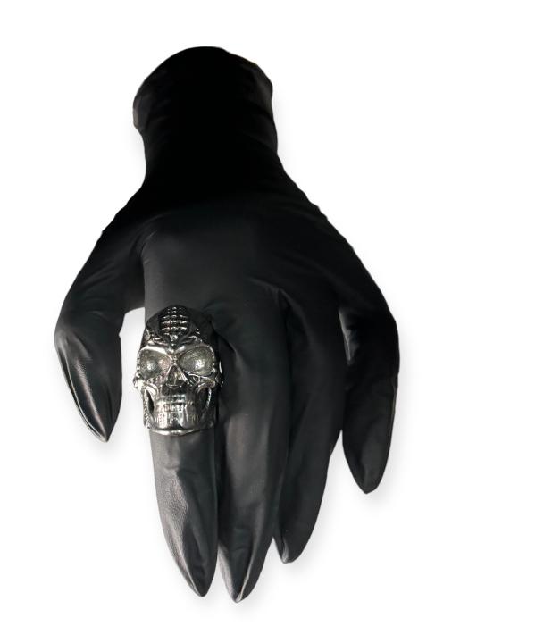 Inel Cap de Mort Craniu Nevermore Skull Punk Heavy nereglabil